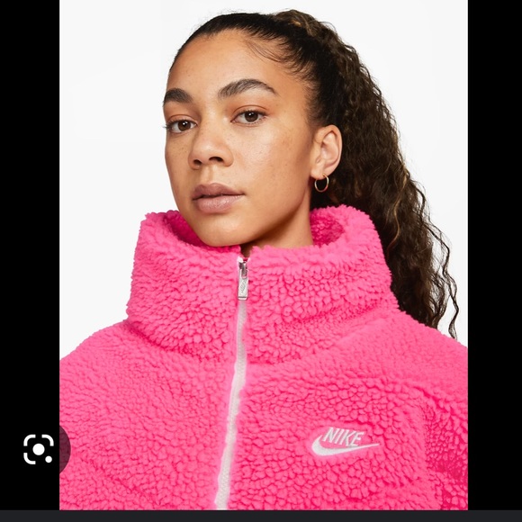Nike | Jackets & Coats | Hyper Pink Nike Sportswear Thermafit City Series High Pile Fleece ...